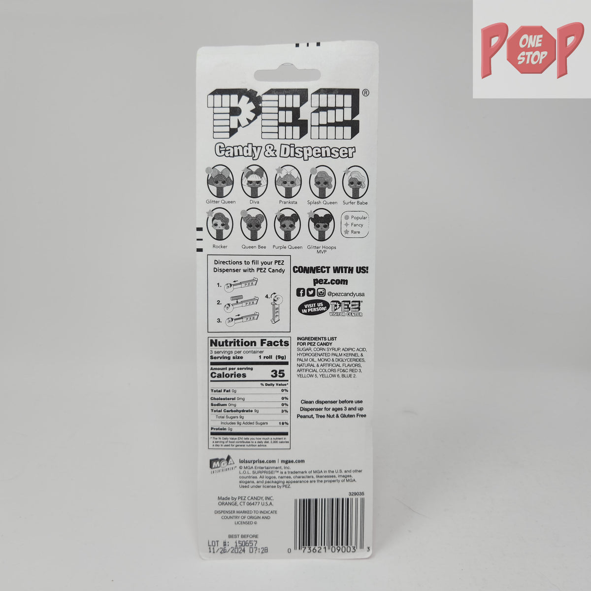 PEZ Candy & Dispenser - LOL Surprise – Pop One Stop