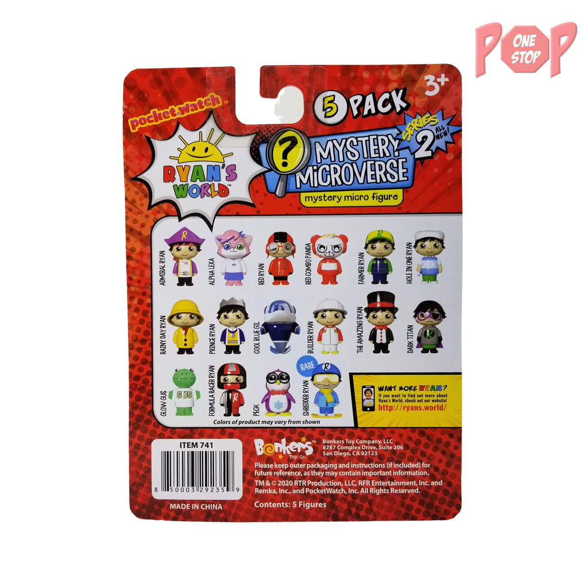 Ryan's World Mystery Microverse Blind Surprise 5 Pack - Hole In One Ry ...